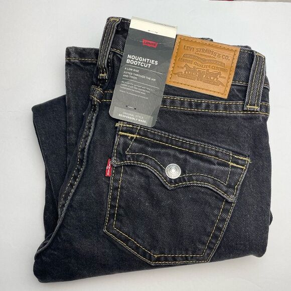 Levi's | Jeans | Nwt Levis Premium Noughties Bootcut Jeans 25x3 Black ...
